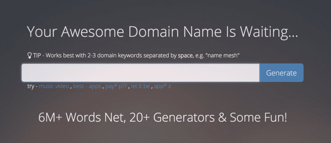 Top 15 Domain Name Generators – the Easy Way to the Perfect Domain Name