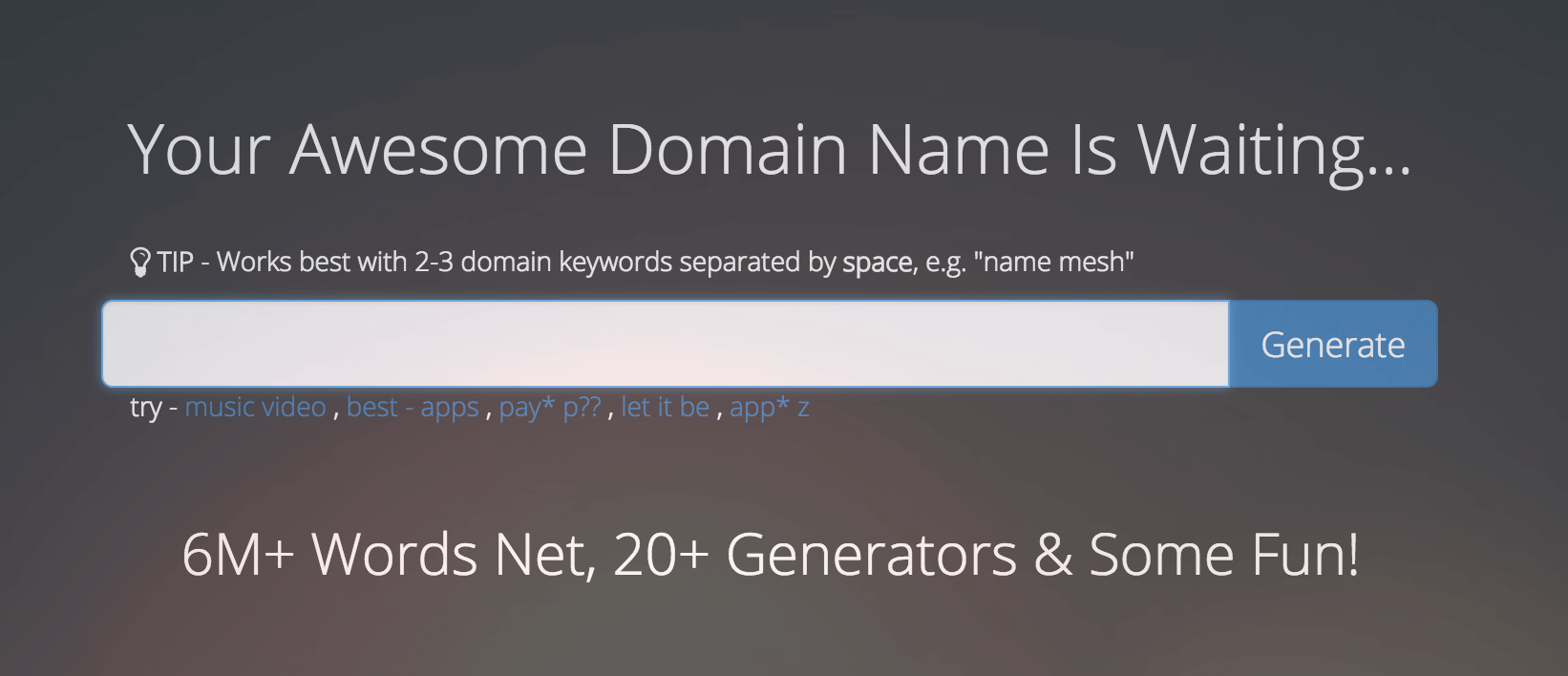 Top 15 Domain Name Generators – the Easy Way to the Perfect Domain Name